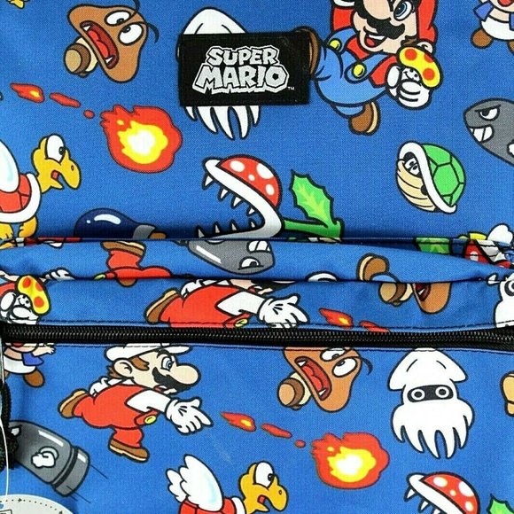 Nintendo | Other | Super Mario Backpack Blue | Poshmark